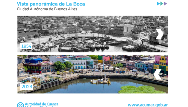 ACUMAR presentó la muestra "Antes y después en la Cuenca Matanza ...